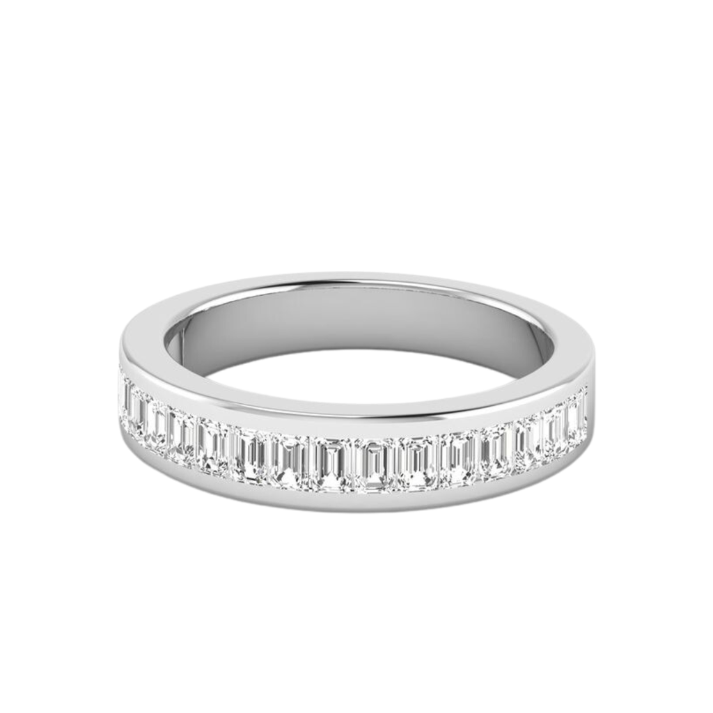 Emerald Channel Band – Crawford Jewelers